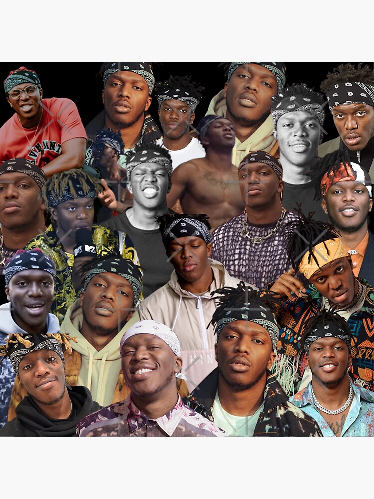 "ksi photo collage " Sticker by mahmoudrakha | Redbubble