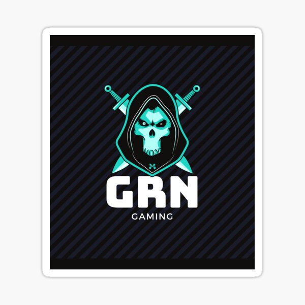 "GRN Gaming " Sticker by Vaglestyle | Redbubble