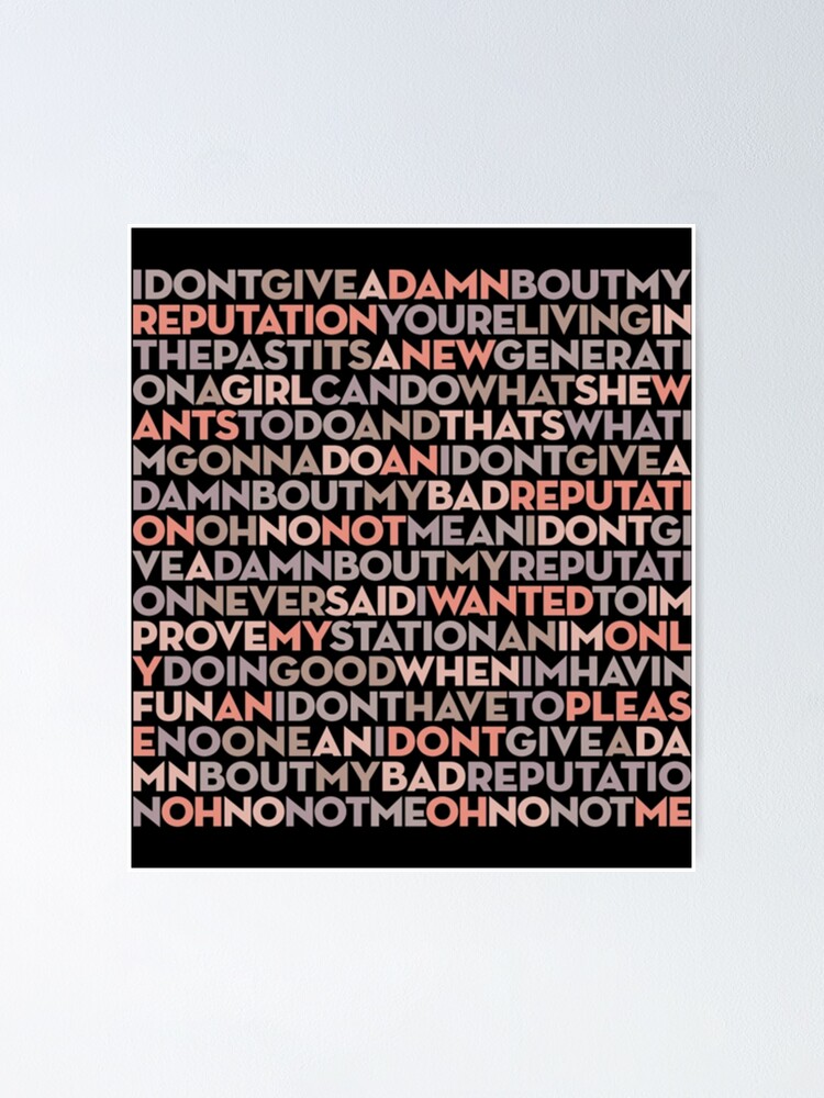 "Bad Reputation Joan Jett V 2 Classic T-Shirt" Poster for Sale by ...