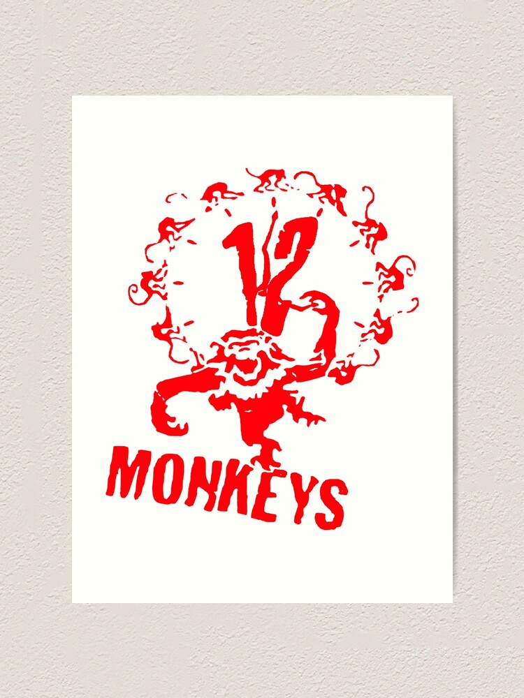 "12 Monkeys - Clock Logo" Art Print for Sale by SrDomingo | Redbubble