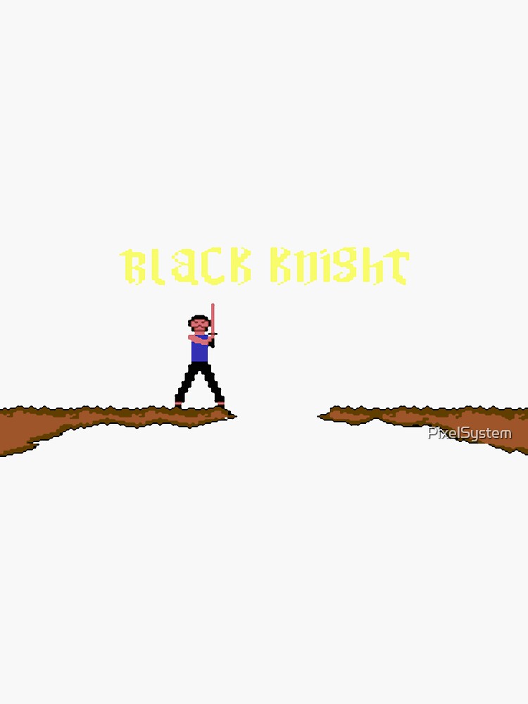 "Black Knight" Sticker by PixelSystem | Redbubble