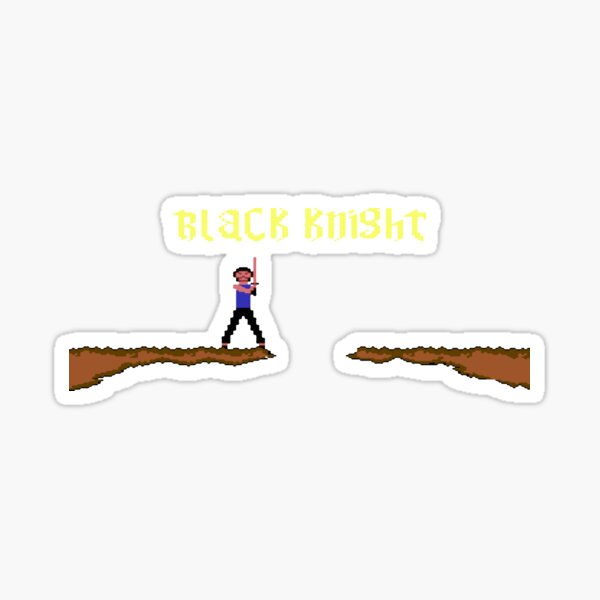 "Black Knight" Sticker by PixelSystem | Redbubble