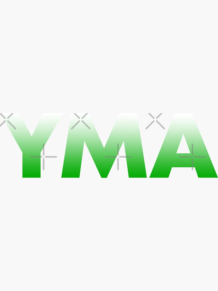"Yma fade to green" Sticker by Aurorapod | Redbubble
