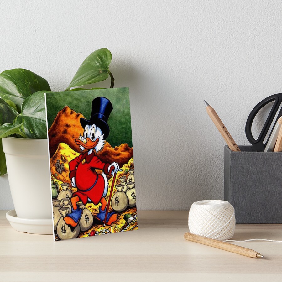 "Scrooge McDuck" Art Board Print for Sale by GEK-NERD | Redbubble