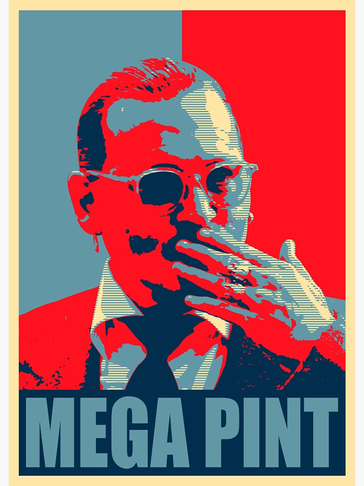 "Mega Pint Johnny Depp & Amber" Sticker by Soloma- | Redbubble