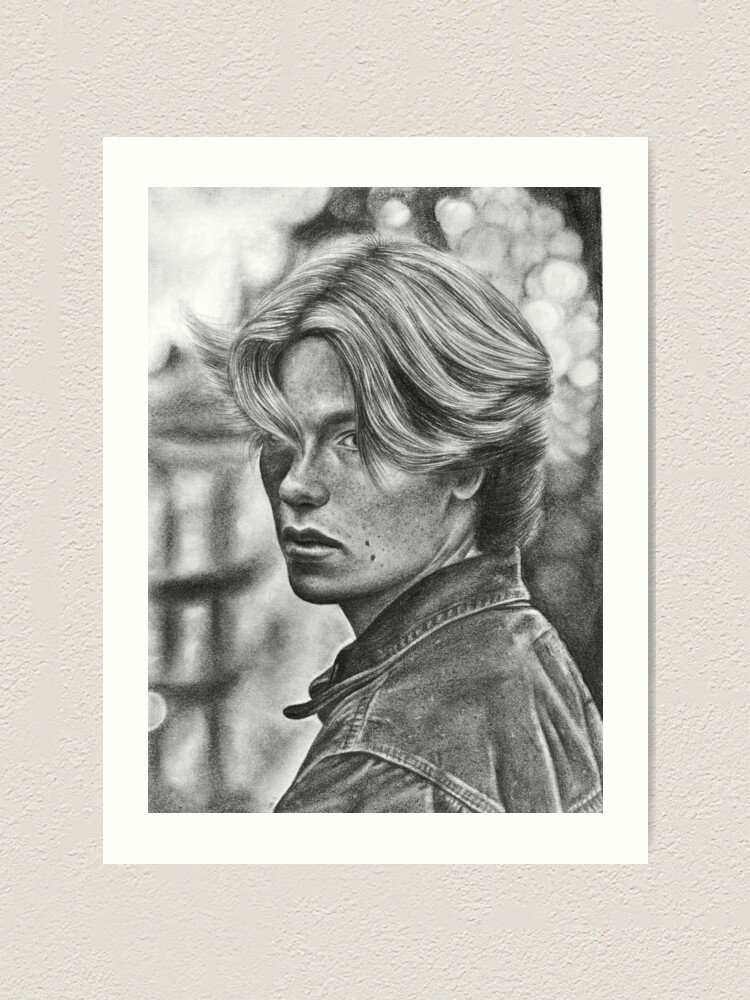 "Edvin Ryding - Wilhelm - dessin - young royals " Art Print for Sale by ...