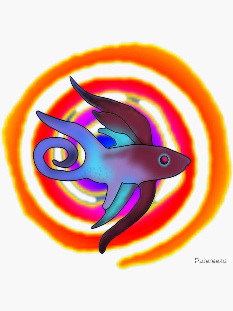 "Sandman - Deliriums fish" Sticker by Patereeko | Redbubble