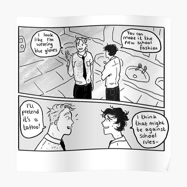 "Heartstopper Ink " Poster by Rhi-Cherry | Redbubble