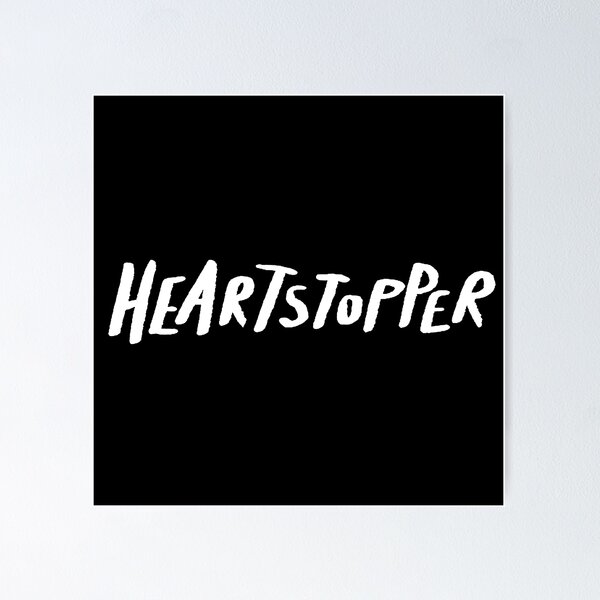 "Heartstopper logo - white" Poster for Sale by bwayjime | Redbubble