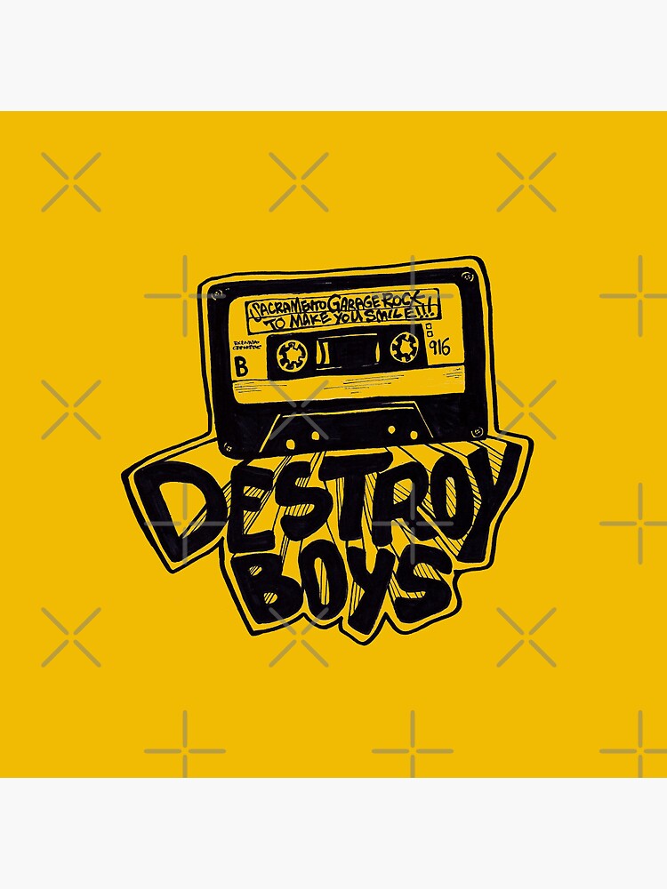 "Destroy Boys Logo transparent" Pin by dauerstandby | Redbubble