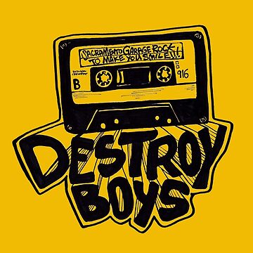 "Destroy Boys Logo transparent" Pin by dauerstandby | Redbubble