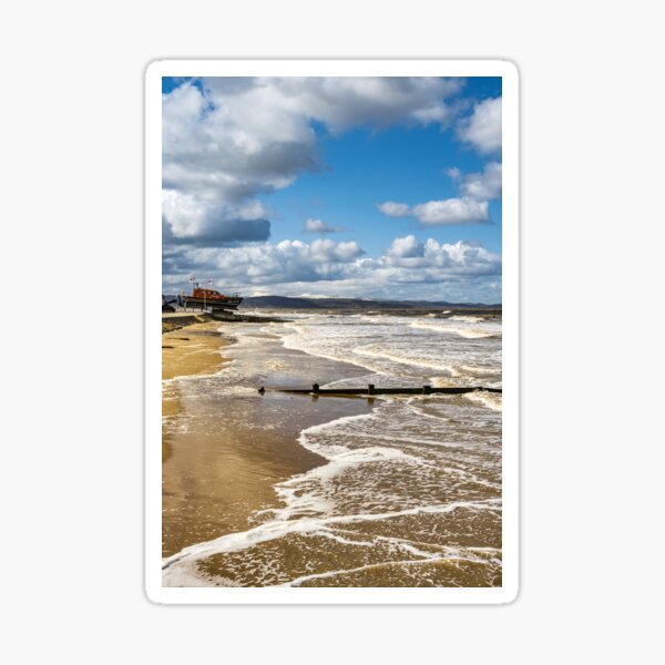 "Rhyl Seascape" Sticker for Sale by AJEvans | Redbubble