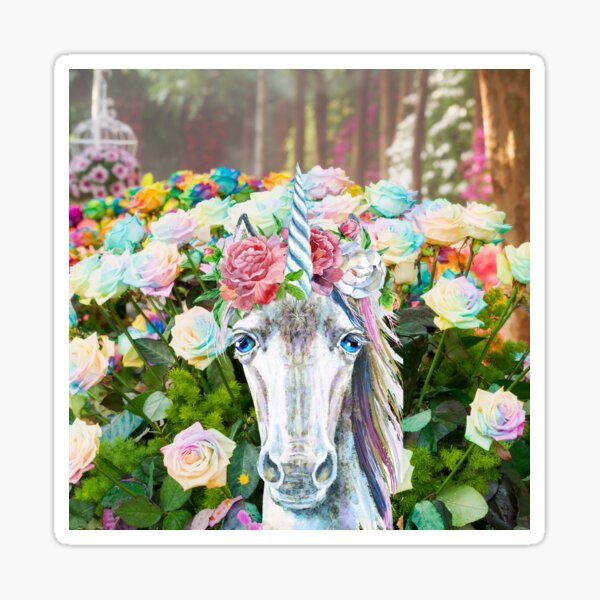 "Boho hippie Unicorn Floral Aesthetic / Beautiful Floral Bohemian ...