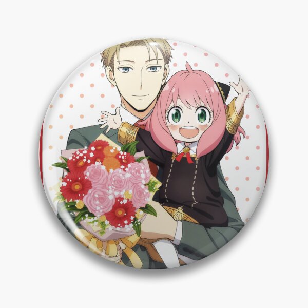"Spy x Family Father and Daughter (Loid and Anya Forger Colored) " Pin ...