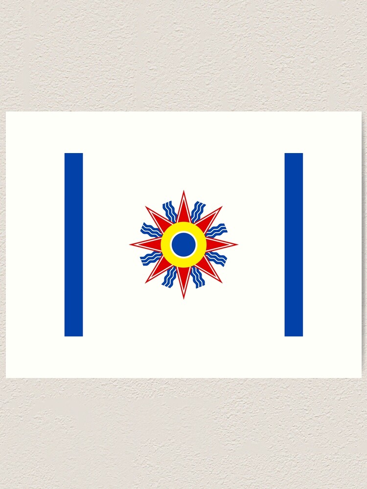Chaldean Flag Art Print For Sale By Mo91 Redbubble
