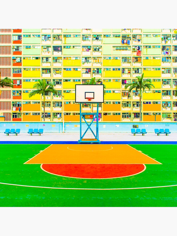 "Basketball hood court" Sticker for Sale by Paydo-Shop | Redbubble