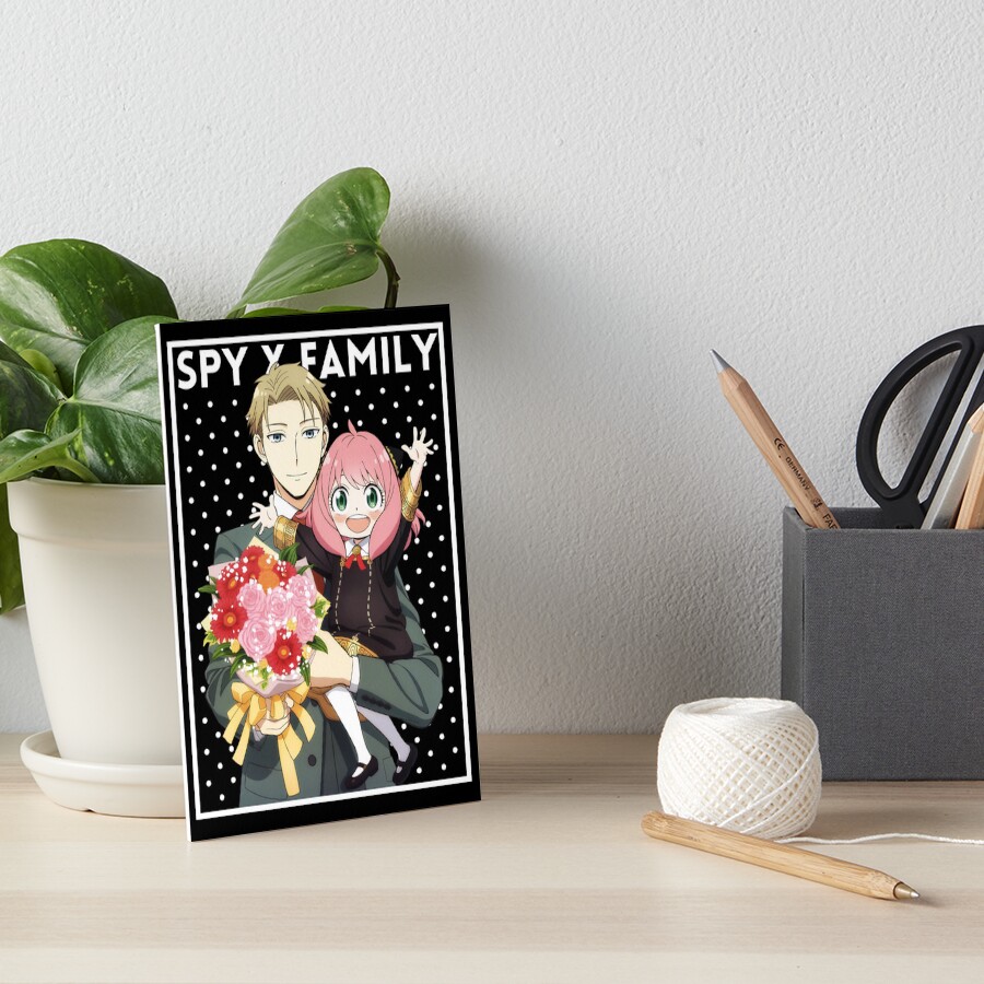 "Spy x Family Father and Daughter (Loid and Anya Forger White)" Art ...