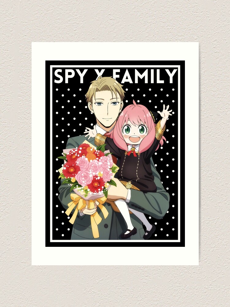 "Spy x Family Father and Daughter (Loid and Anya Forger White)" Art ...