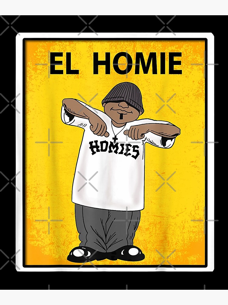 Lámina fotográfica «EL HOMIE - Diseño de Lotería Chico Rubio Español ...