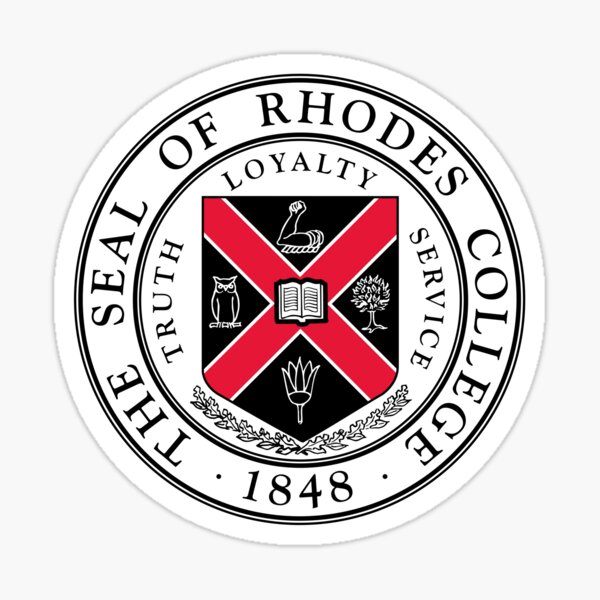 "College-of-Rhodes" Sticker by Eudohire | Redbubble