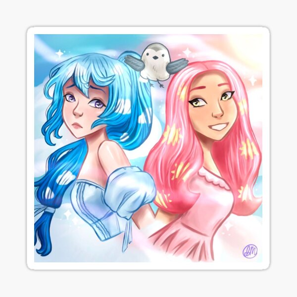 "Stormi And Sunny" Sticker by CreativeMelody | Redbubble