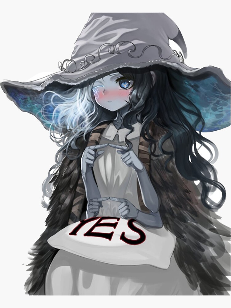 "Anime Ranni The Witch Shy " Sticker for Sale by donsumi8866 | Redbubble