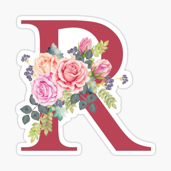 "Letter R" Sticker by sama1310 | Redbubble