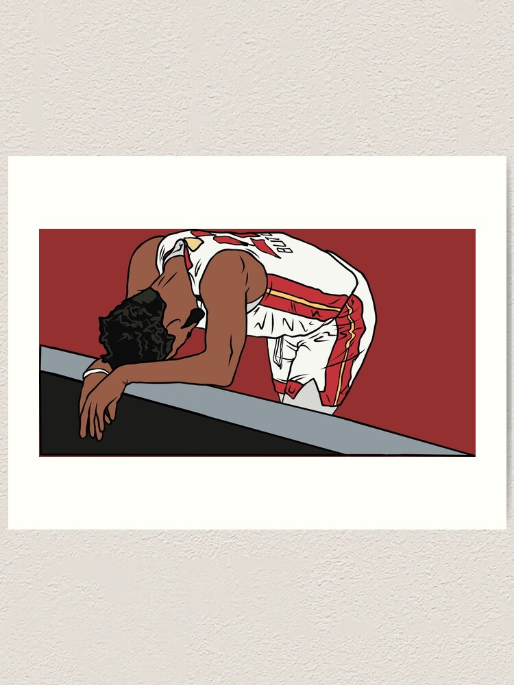 "Jimmy Butler Exhausted Meme" Art Print for Sale by RatTrapTees | Redbubble