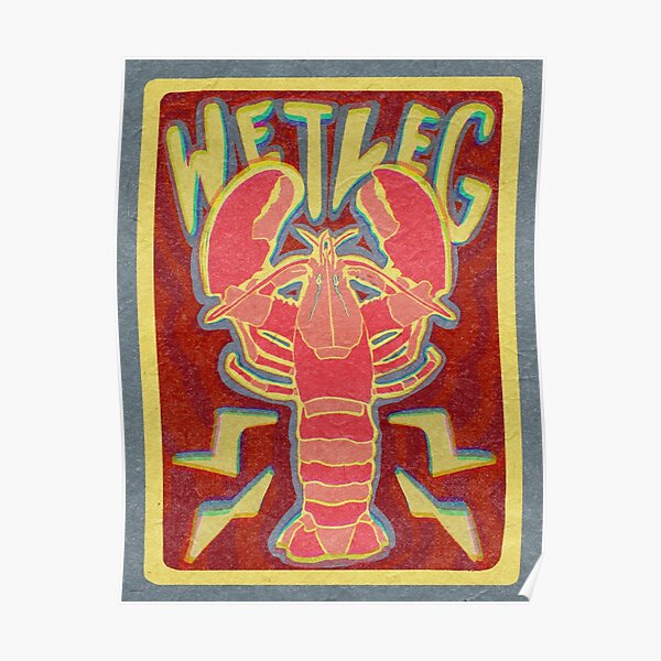 "Wet Leg Band Poster" Poster by MaryBethBryan | Redbubble