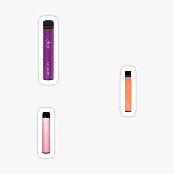 "Elf Bar Bundle " Sticker for Sale by Arranslaven | Redbubble