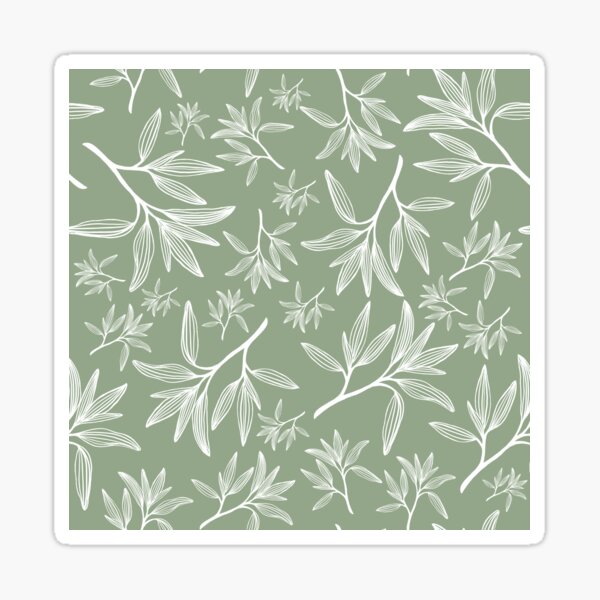 "Sage garden " Sticker for Sale by MadalinaPasol | Redbubble