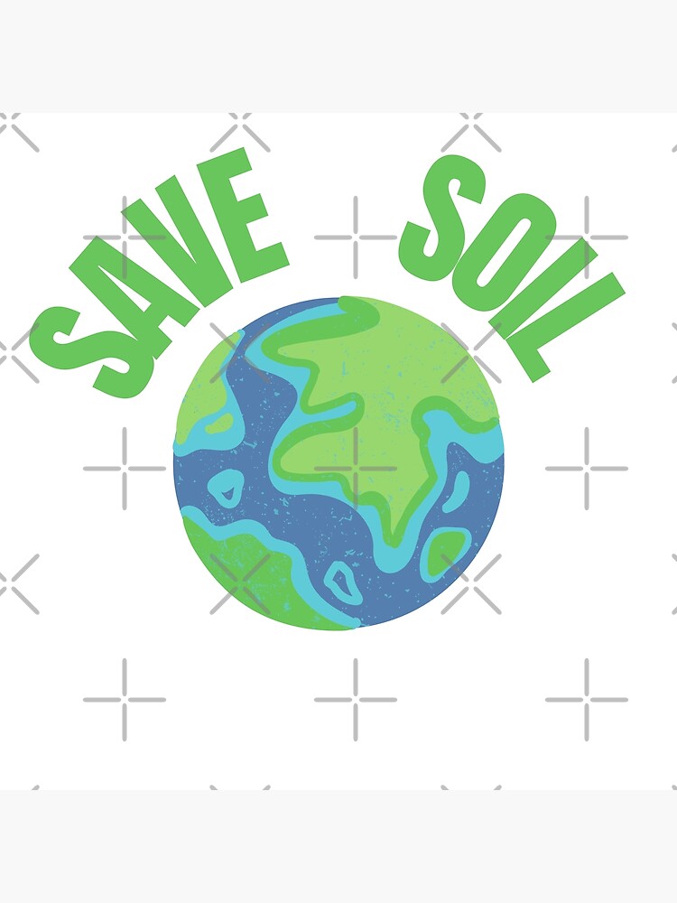 "Save Soil Logo" Poster for Sale by Tomasinka | Redbubble