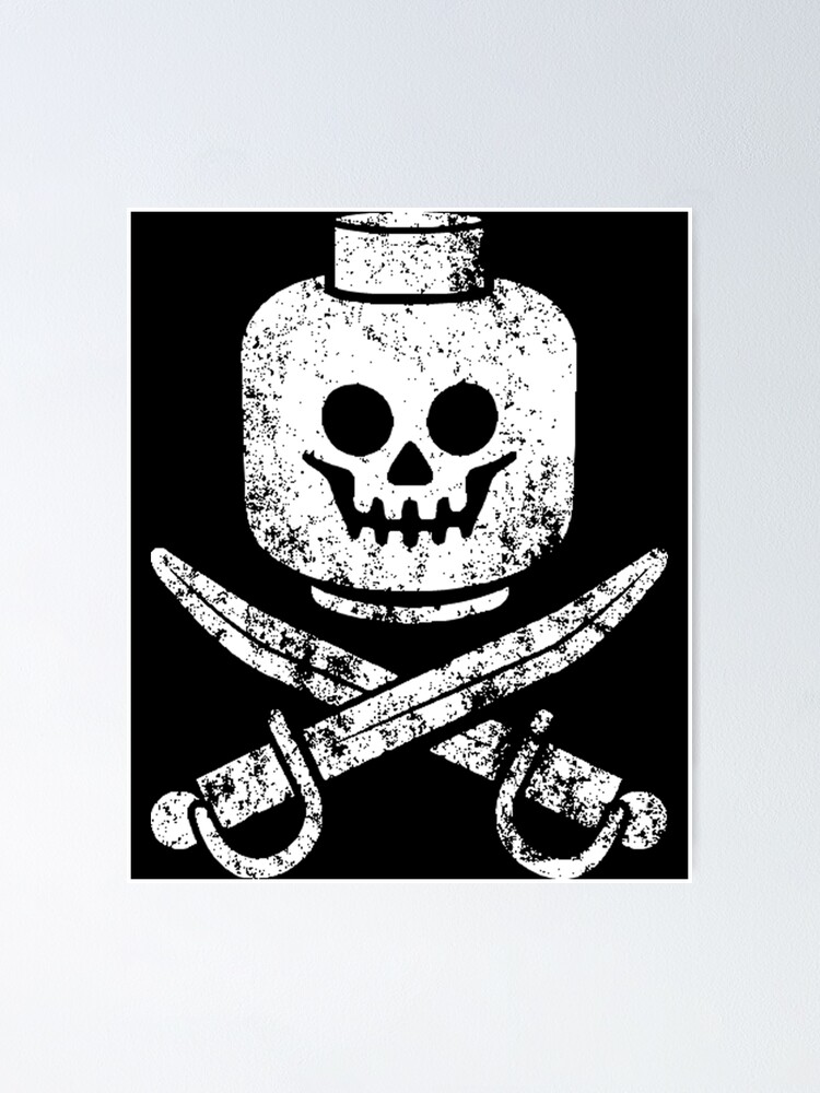 Póster «Camiseta Dead Bricks Tell No Tales.png» de FritiofHansson ...