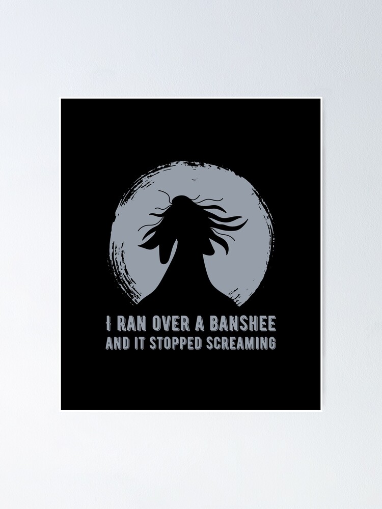 "Banshee spirit, Irish folklore ghost" Poster by ScienceLover21 | Redbubble