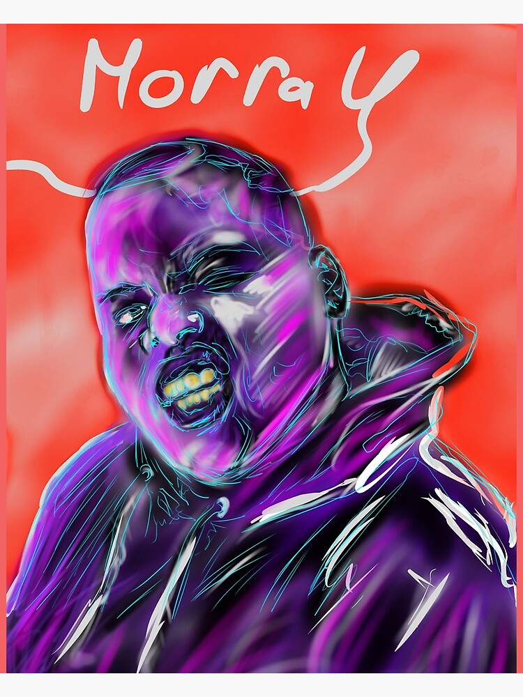 "Morray, rapper / singer inspired" Art Print for Sale by dusso | Redbubble