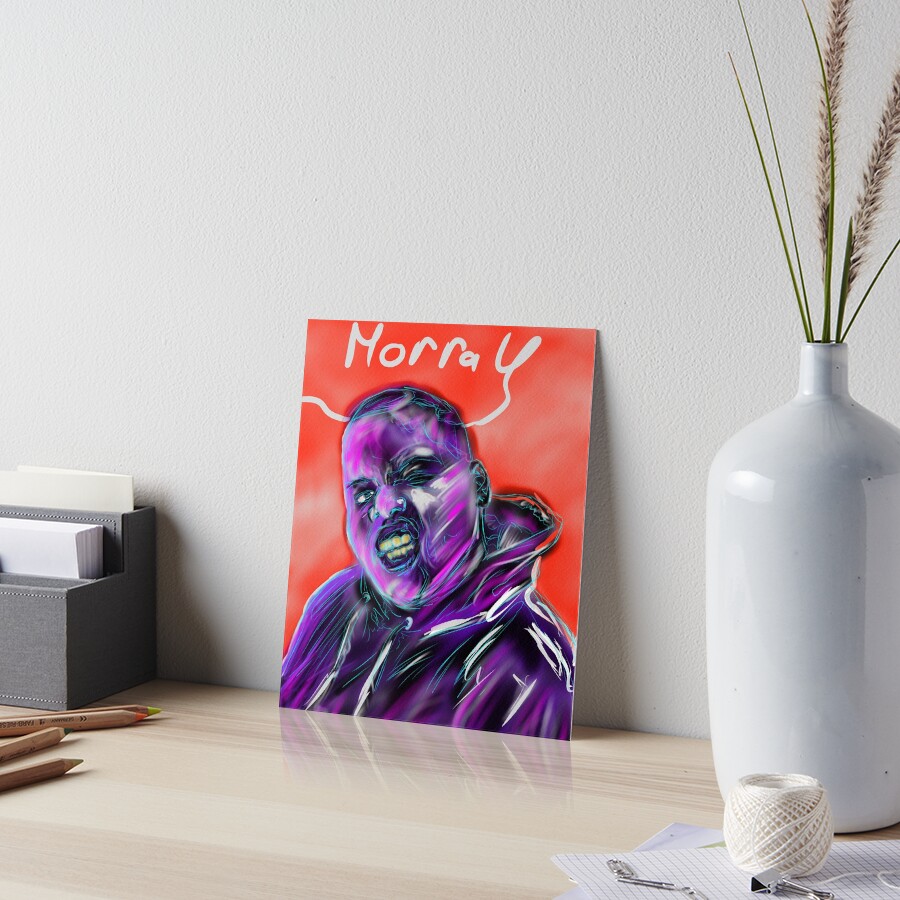 "Morray, rapper / singer inspired" Art Board Print by dusso | Redbubble
