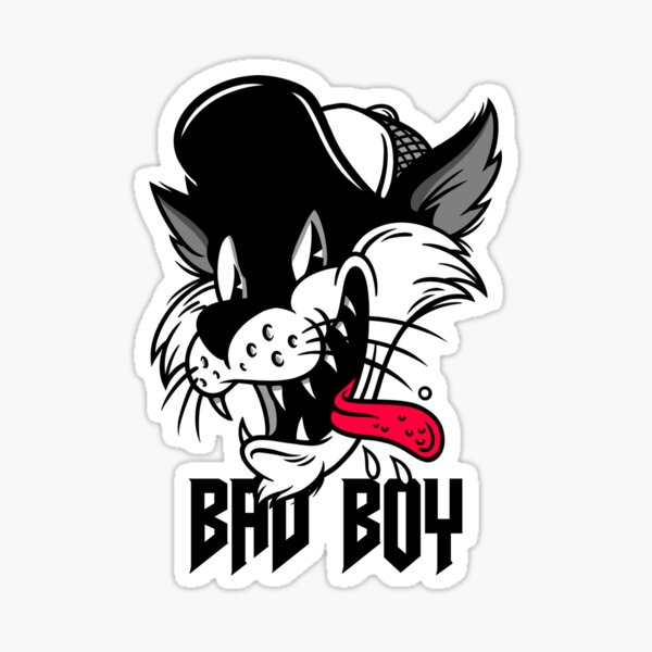 "Bad Boy" Sticker by AleksandarRoyal | Redbubble