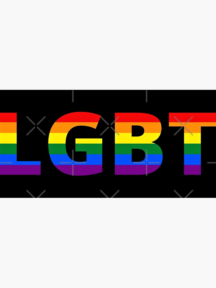 "Rainbow LGBT Word - Pride Month Quotes" Poster for Sale by ...
