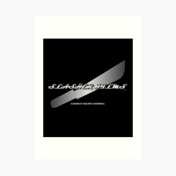 "Slasher Films logo" Art Print for Sale by SlasherFilms | Redbubble