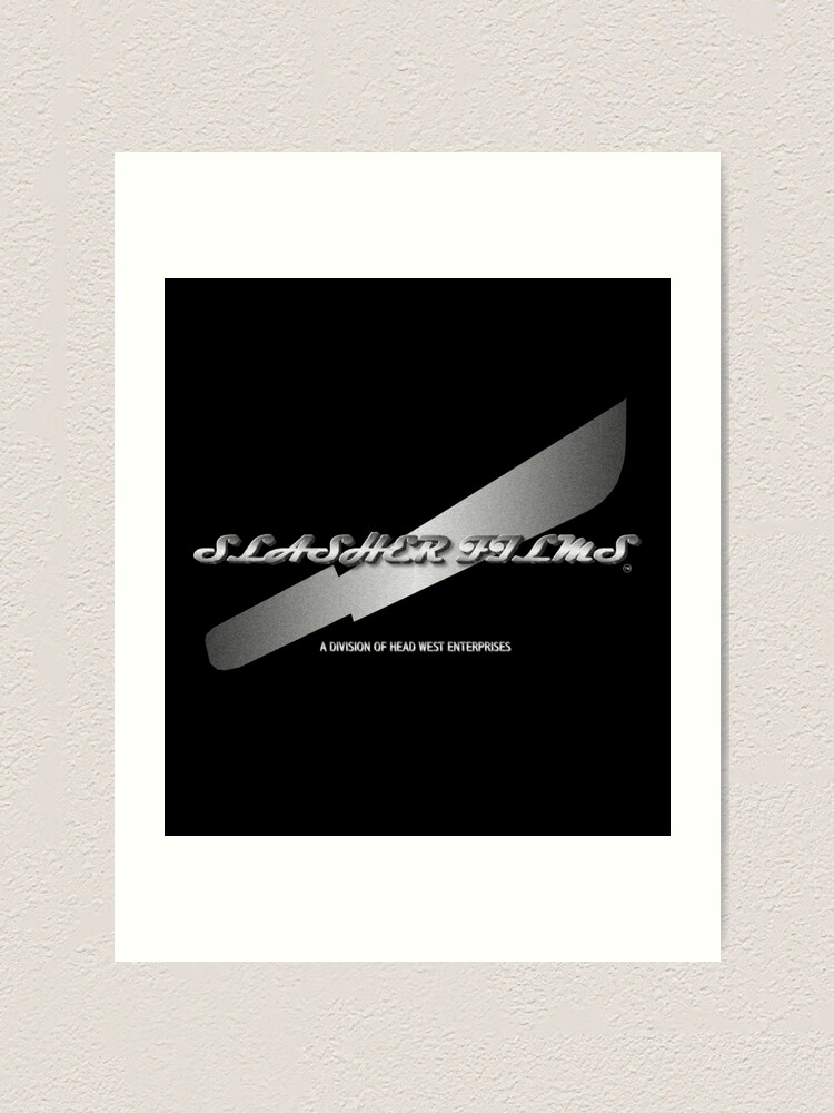 "Slasher Films logo" Art Print for Sale by SlasherFilms | Redbubble