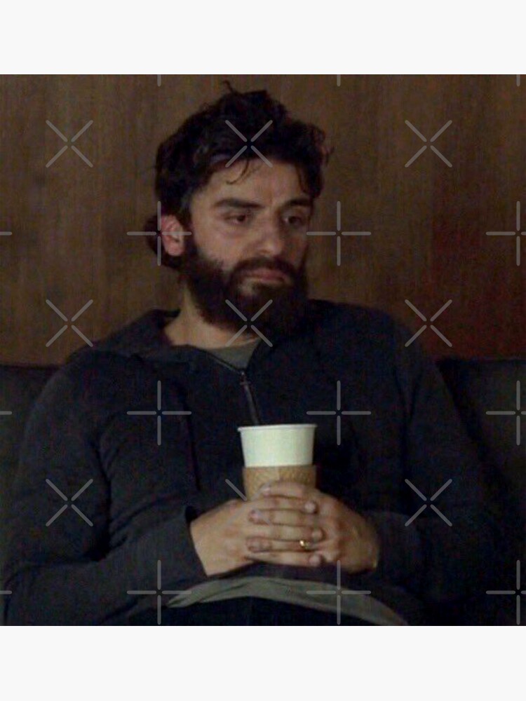 Pegatina «Oscar Isaac Dead Inside Meme» de beeeboooop | Redbubble