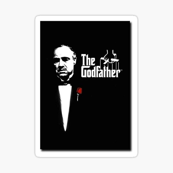"Godfather Poster" Sticker by mx14050 | Redbubble