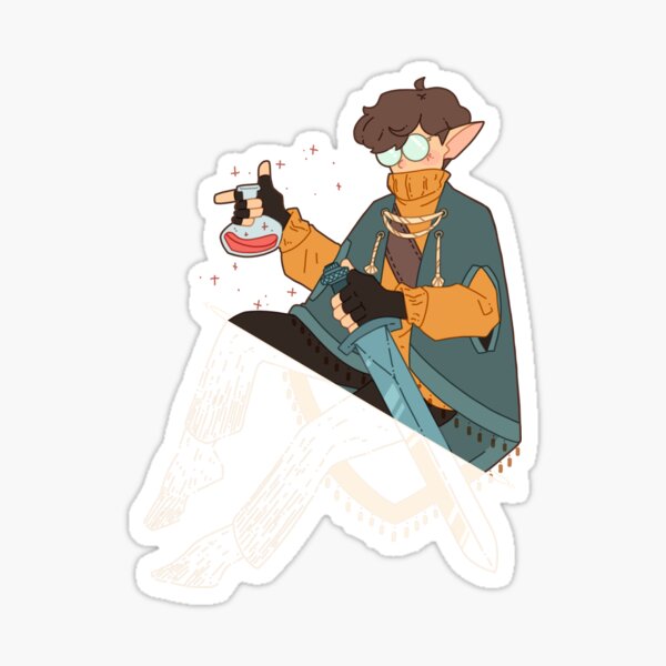 "Phantom Wilbur Soot" Sticker by CrypAlchemist | Redbubble