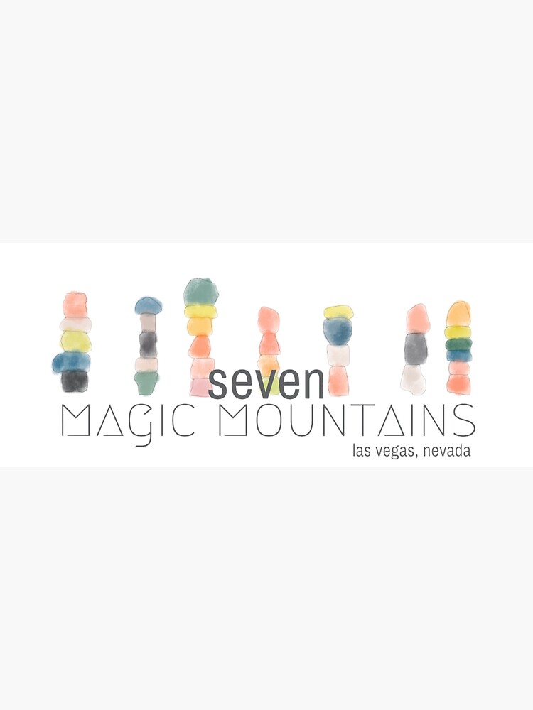"7 Magic Mountains" Sticker by SlothHighFive | Redbubble