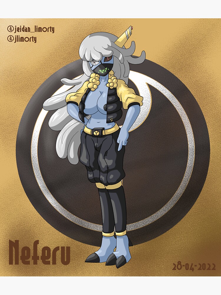 "neferu" Sticker by Limorty | Redbubble