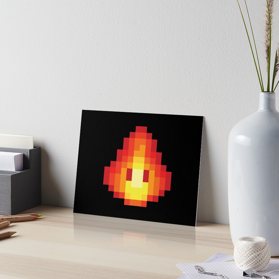 "Stardew Valley Magma Sprite" Art Board Print by aiya-pixels | Redbubble