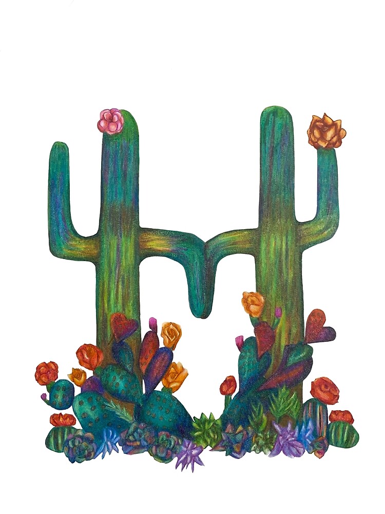 "In the Mood (for Dancing), Cacti Art" Poster for Sale by natofneptune ...