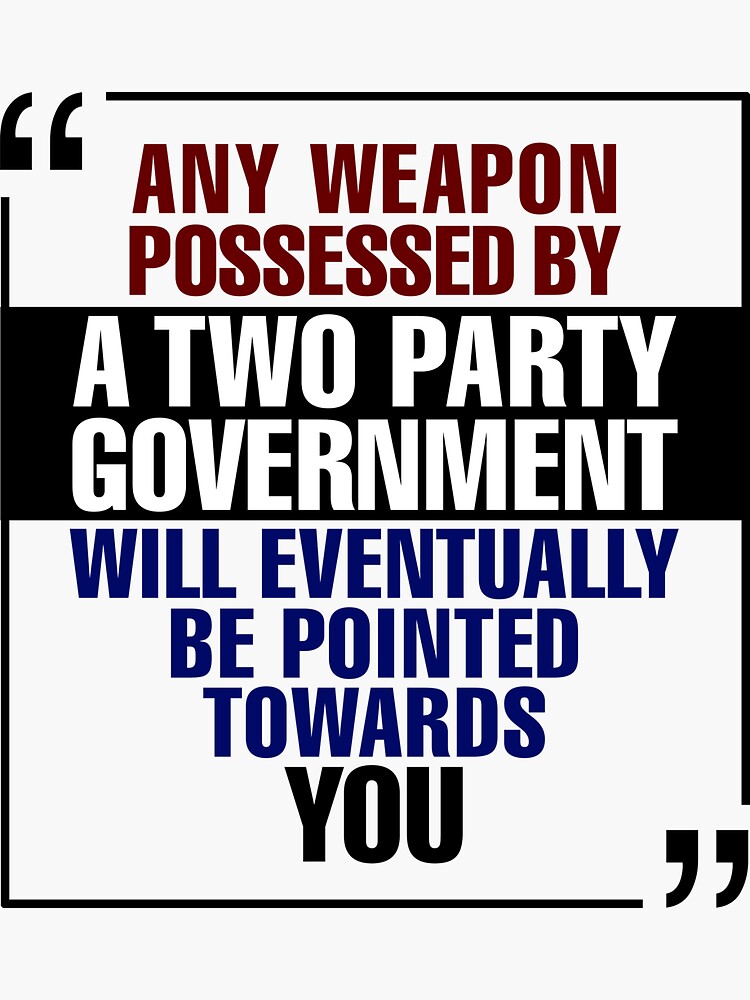 "Your Laws Today are Their Laws Tomorrow" Sticker by HeyFritters ...