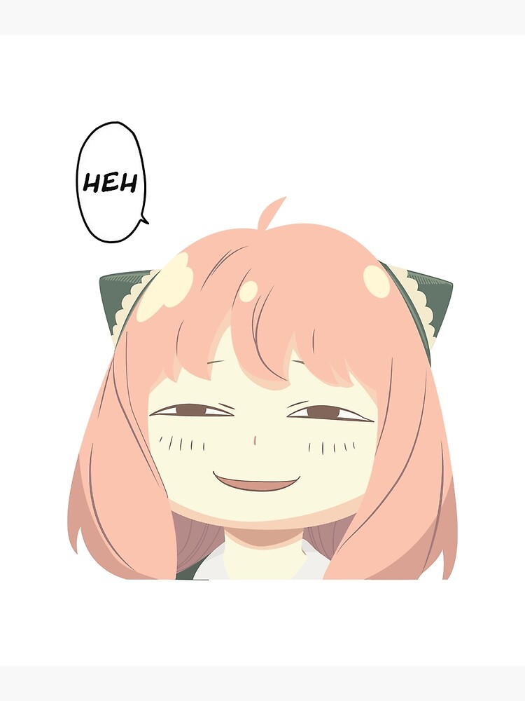 "Spy x Family - Anya Heh" Poster by droof | Redbubble