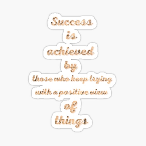 "motivational quotes for success" Sticker by DRAGONTK2022 | Redbubble